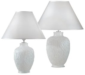 Kolarz A1340.71 - Stolní lampa CHIARA 1xE27/100W/230V bílá pr. 40 cm