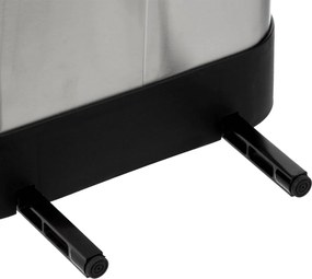 Úzký odpadkový koš Ariane, nerezová ocel, s pedálem, 30 l