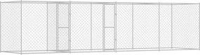 Klec pro psa Stříbrná 800 x 200 x 200 cm Pozinkovaná ocel 3368313