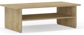 Konferenční stolek s deskou v dubovém dekoru v přírodní barvě 60x110 cm Daira – Marckeric