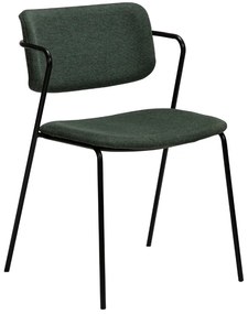OnaDnes -20% ​​​​​Dan-Form Zelená látková jídelní židle DAN-FORM Zed