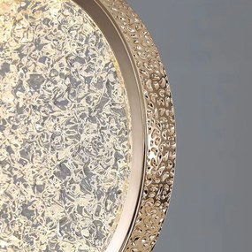 Toolight Rea, Křišťálový Závěsný Lustr LED G089-1CP Złota, OSW-09706