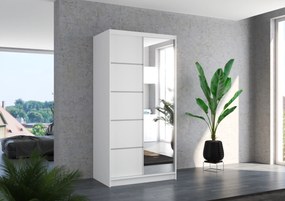 ADRK Furniture Posuvná skříň se zrcadlem ORLANDO 100 ADRK-SW-ORL-W-100