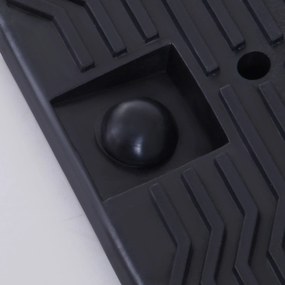 DURHAND Plastové Nakládací Rampy pro Automobily, Přístupové Rampy, 2 Kusy, Nosnost 2,5 Tuny, 91 x 30 x 21 cm, Černé