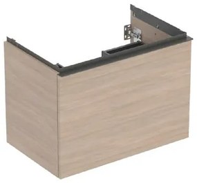 Geberit Acanto - Umyvadlová skříňka, 74x54x48 cm, 1 zásuvka, dub 503.004.JH.1