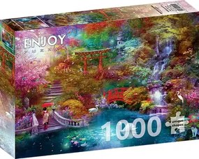 ENJOY Puzzle Japonská zahrada / 1000 dílků / od 14 let