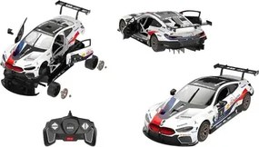 BMW M8 GTE stavebnice / Model auta / Měřítko 1:18 / 5x AA baterie / Od