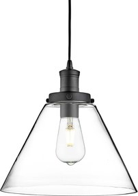 SEARCHLIGHT Závěsné industriální svítidlo Pyramid 3228BK
