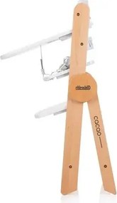 CHIPOLINO Dřevěná jídelní židlička Cacao 2v1 Graphite Wood
