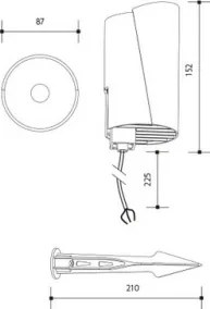 Zahradní zapichovací LED svítidlo OKO EVO Panlux PN42100053