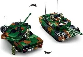 Sluban Model Bricks M38-B0839 Německý bitevní tank Leopard / LEGO-komp