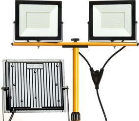 Toolight Rea, Halogen LED budowlany na statywie RSL005-2x50N, OSW-10204