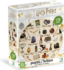 DODO Puzzle Harry Potter: Manuál pro kouzelníky / 770 dílků / 48 x 68