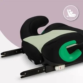MoMi VENKO Isofix i-Size zelený / Podsedák / od 135 do 150 cm / do 36