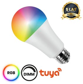 LED žárovka E27 RGB 8w 900 lm Wi-Fi
