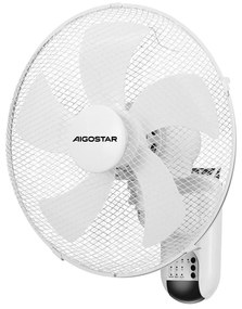 Aigostar -  Nástěnný ventilátor 45W/230V bílá + DO