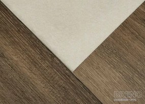 Breno PVC PURETEX Lime Oak 661D – tmavé dřevo, šíře 400 cm