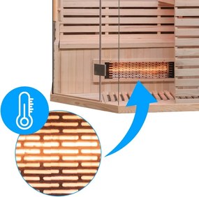 BPS-koupelny Infrasauna Relax  150x150, 4-5 osob