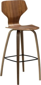 Barová židle v tmavě přírodní barvě (výška sedáku 75 cm) S.I.T – DAN-FORM Denmark