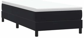 Postel Box Spring bez matrace černá 80x210 cm samet 3315803