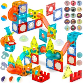 Magnetické cihly s osvětlením RK-763 Ricokids