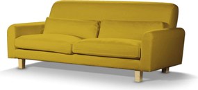 Potah na pohovku IKEA Nikkala krátký barva žlutá látka sametová