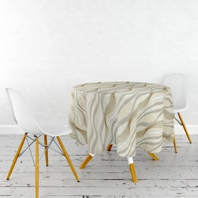 Ubrus PVC kulatý DC-0532 – Písečné vlny(různé velikosti)