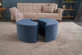 Atelier del Sofa Taburet Alis Puf - Blue, Modrá