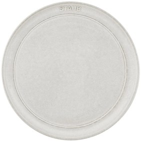 Staub keramický talíř 22 cm, bílá lanýžová, 40508-027