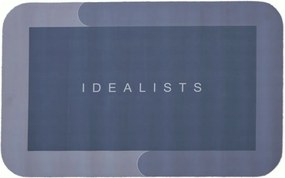 MK Original: Produkty s rodokmenem, Protiskluzová předložka Idealists, 50x80, modrá, koupelna