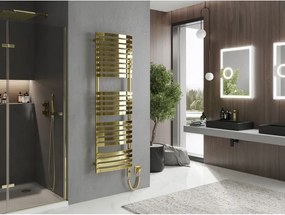 Mexen Bachus, elektrické topné těleso 1600 x 500 mm, 900 W, zlatá lesklá, W109-1600-500-2900-50