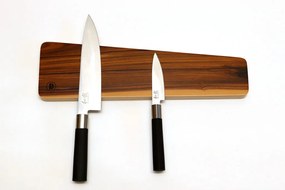 Magnetický držák nožů nástěnný - dýha dřeva palisandr DUSPIVA