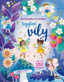 JIRI MODELS Samolepková knížka Třpytivé víly 180+ samolepek 6