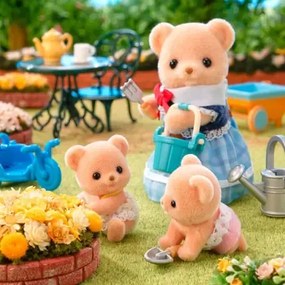 SYLVANIAN FAMILIES Dvojčata sušenkoví medvídci / Herní set s motorkou