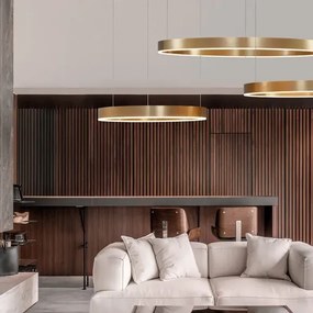 LED lustr Motif 100 zlaté stmívatelné