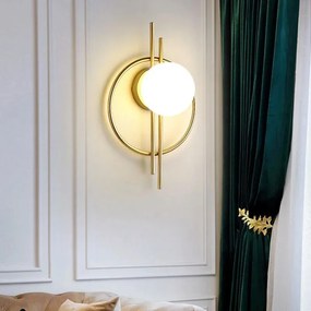 Toolight Toolight, LED nástěnné svítidlo 50cm APP1390-CW, zlatá, OSW-05052