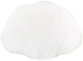 Sada 2 sametových polštářů 47 x 35 cm bílé CONSOLIDA Beliani