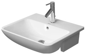 Duravit ME by Starck - polozápustné umyvadlo 55x45,5 cm, 1 otvor na baterii propíchnutý 0378550000