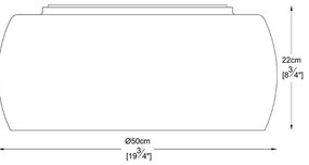 Zuma Line Stropní svítidlo CRYSTAL ø 50 cm