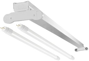 BERGE LED svítidlo se zářivkami 2x120cm - 36W - 3600lm studená bílá - sada