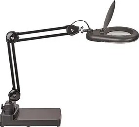 Maul Viso černá / Lupová stolní LED lampa / 3 dioptrie / 660 lm / 6500