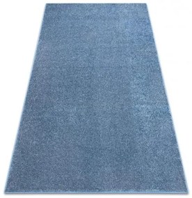koberec, koberec metráž SANTA FE modrý 74 hladký, Jednotný jedn velikost 150x400 cm | krásné koberce cz
