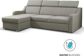 Sedací souprava MIKELI | 232x158 cm | UNI | rozkládací + úložný prostor | AKCE | šedá teplá 01