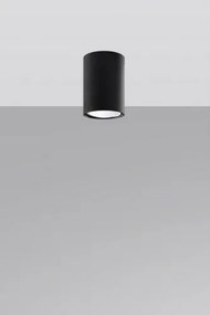 Stropní svítidlo SOLLUX Lagos 10cm GU10 1x40W bez zdroje SL.1000 černá