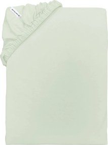TOM Tailor Jersey napínací prostěradlo, 140-160 x 200 cm. (zelená)