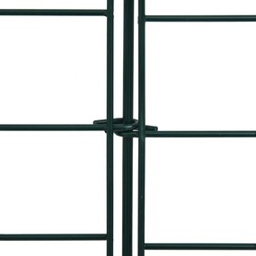 Zahradní plot s obloukem dolů 77,5 x 64 cm zelený 146104