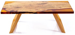 Konferenční stolek – jantarová pryskyřice