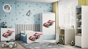 Dětská skříň Babydreams 90 cm formule modrá