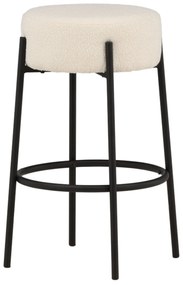 Barová židle Tucson, bílá, 50x60