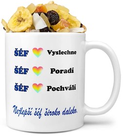 Hrnek Šéf poradí (Náplň hrníčku: Tropická směs)